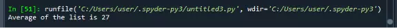 Wastani wa Orodha ya Python 13068_4