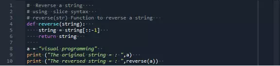 Python Reverse String 13070_1