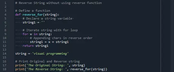 Python omvänd sträng 13070_3