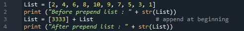 Python Prepend List 13077_3