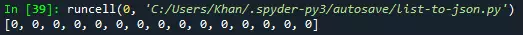 Python Erstellt eng Lëscht déi nëmmen Nullen enthält 13079_2