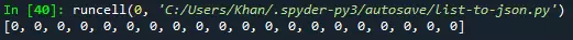 Python stvori popis koji sadrži samo nule 13079_4