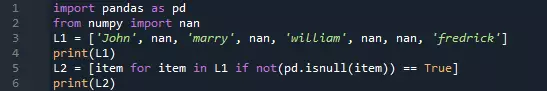 Python リストから Nan を削除 13083_5