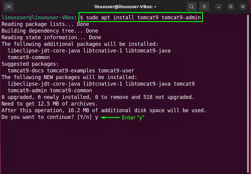 Cum se instalează Apache Tomcat Server pe Ubuntu 22.04 13092_6