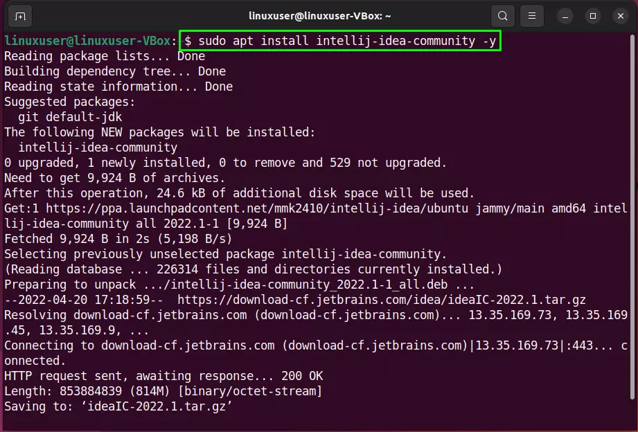 Πώς να εγκαταστήσετε το IntelliJ IDEA στο Ubuntu 22.04 13094_6