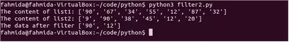 Cómo filtrar una lista de cadenas en Python 13098_2
