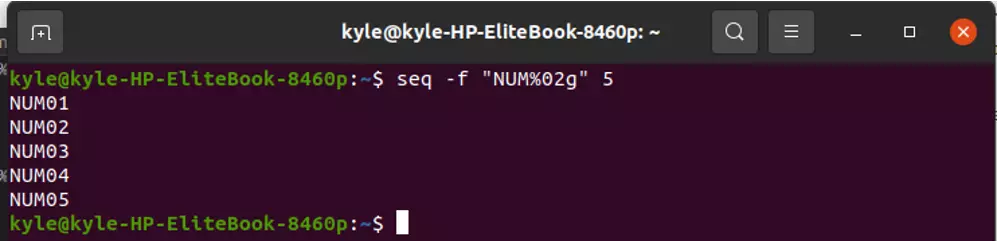 Il comando Seq Linux con esempi 130_4
