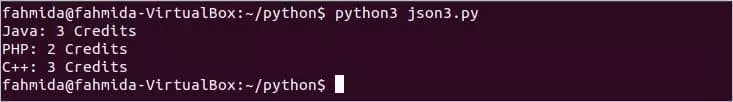 Python에서 JSON을 구문 분석하고 처리하는 방법 13102_3