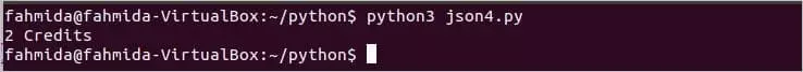 Python дээр JSON-г хэрхэн задлан шинжлэх, боловсруулах 13102_4