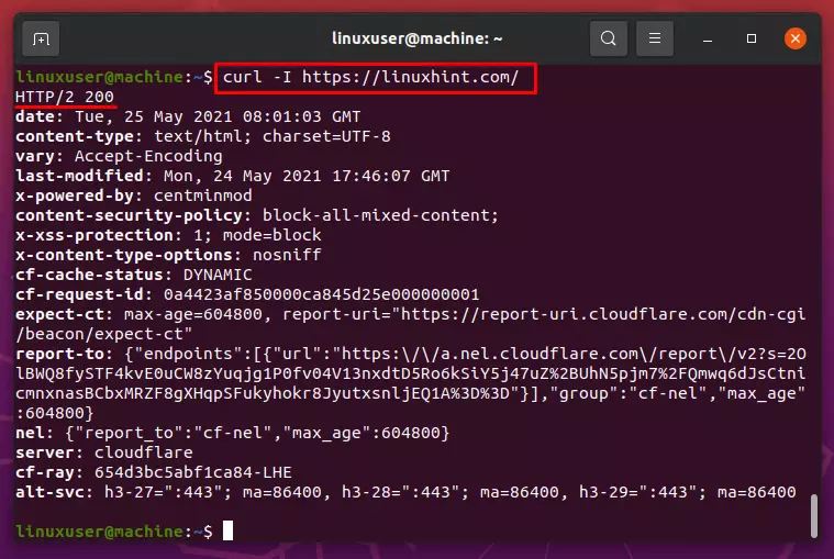 Как проверить подключение к Интернету в терминале Linux 13108_2