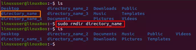 Giunsa pagtangtang ang usa ka direktoryo sa Linux 13110_1