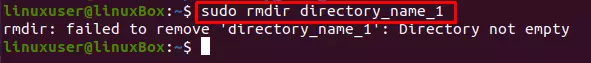 Giunsa pagtangtang ang usa ka direktoryo sa Linux 13110_2