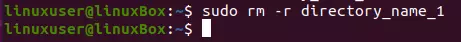 Cómo eliminar un directorio en Linux 13110_3