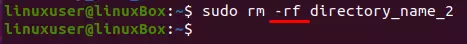 Cómo eliminar un directorio en Linux 13110_4