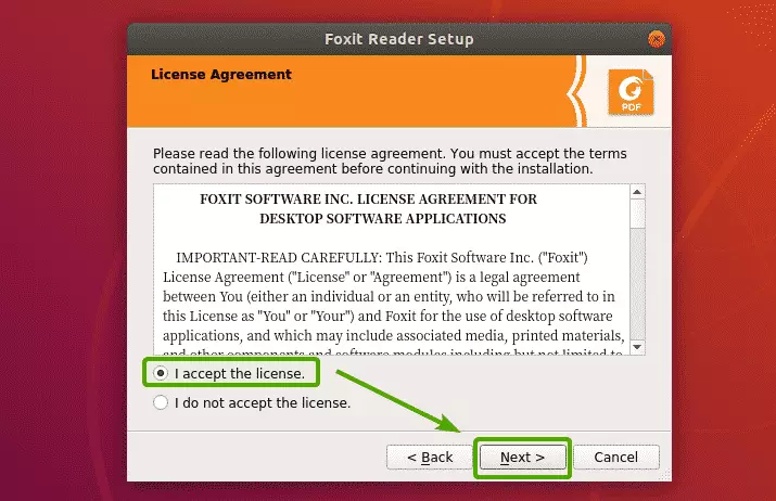 Ungayifaka kanjani iFoxit Reader ku-Ubuntu 13118_11