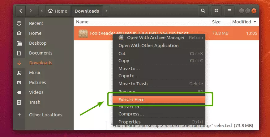 Otu esi etinye Foxit Reader na Ubuntu 13118_6