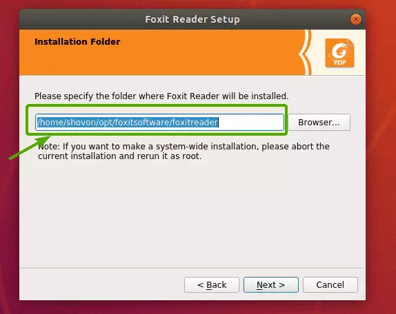 Как да инсталирате Foxit Reader на Ubuntu 13118_9