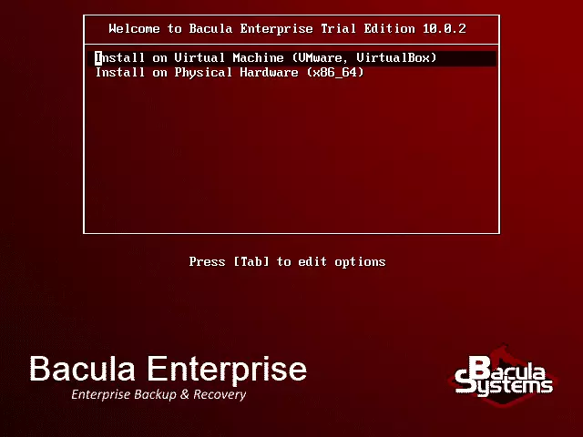 Comment installer Bacula Enterprise 13121_6