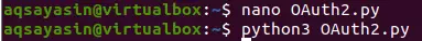 Mfano wa Python OAuth2 13130_5