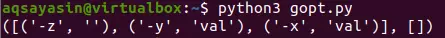 Python Getopt pavyzdys 13131_7