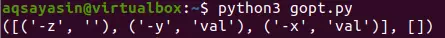 Python Getopt Eksempel 13131_7