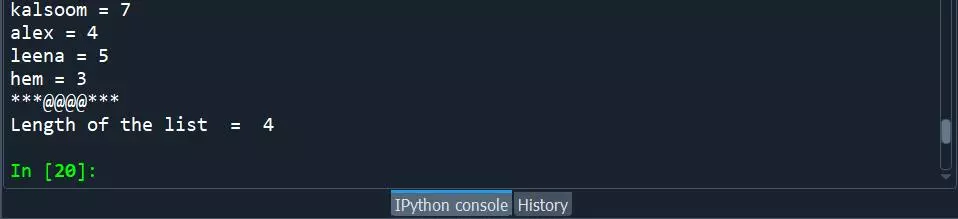 Μήκος λίστας Python 13135_4