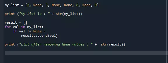 Eliminar ninguno de la lista Python 13140_1