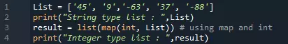 Python converte a lista de cadeas en Ints 13149_3