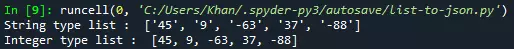 Python Convertir lista de cadenas a enteros 13149_4