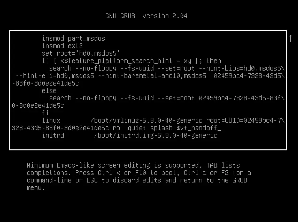 Come ripristinare la password di root su Ubuntu 20.04 se dimenticata? 13169_2