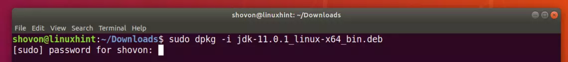 在 Ubuntu 上安裝 Oracle JDK 11 13176_10