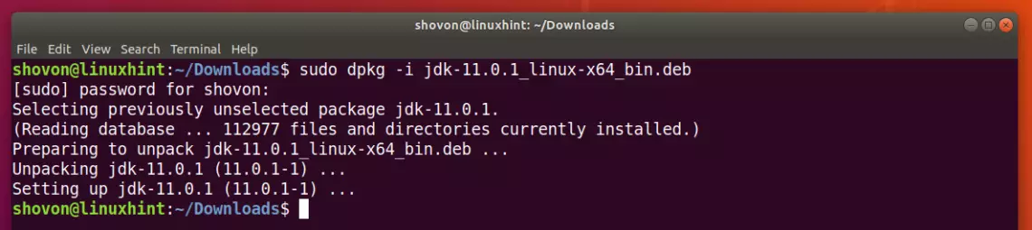 Instalați Oracle JDK 11 pe Ubuntu 13176_11