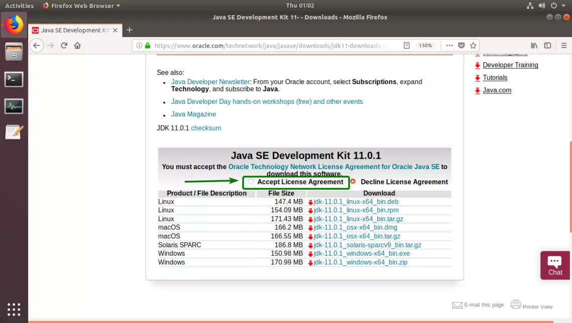 Instalați Oracle JDK 11 pe Ubuntu 13176_3