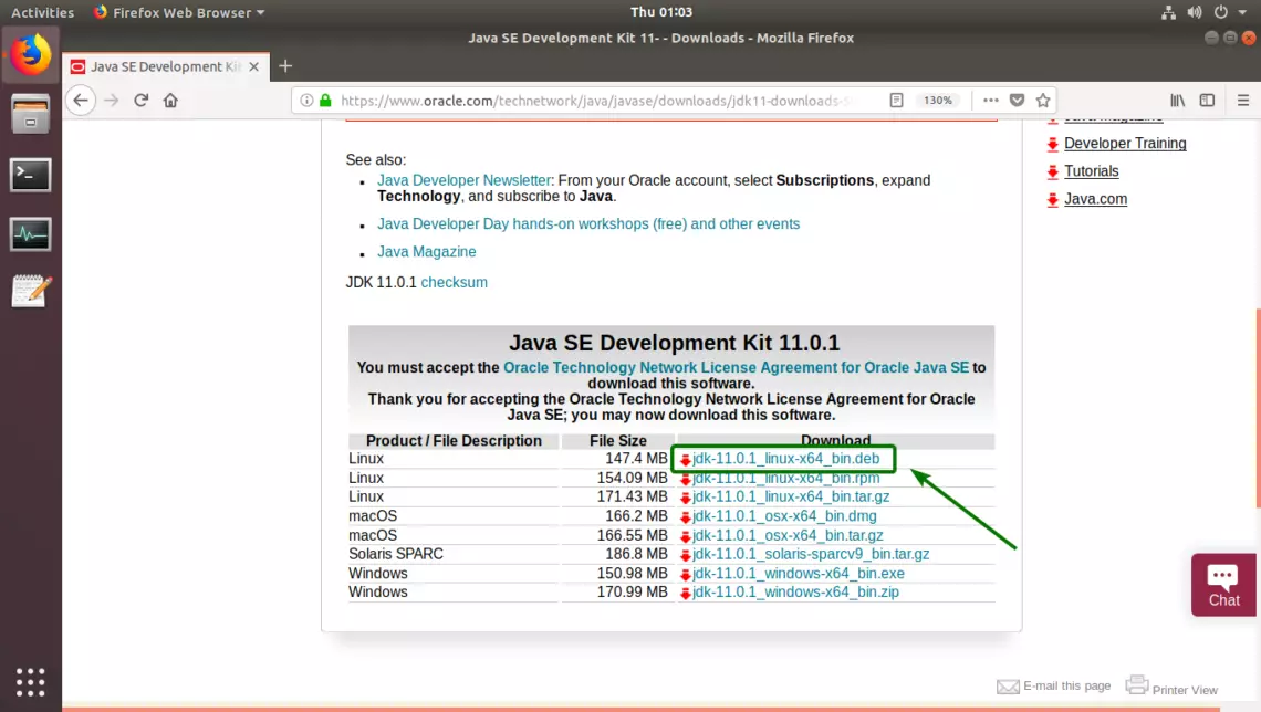 Instalați Oracle JDK 11 pe Ubuntu 13176_4