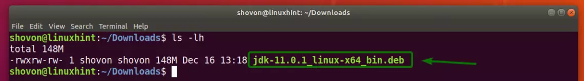 在 Ubuntu 上安裝 Oracle JDK 11 13176_8