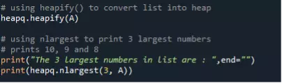 د Python heapq مثال 13188_9