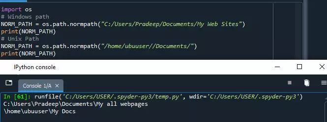 पायथन ओएस पथ उदाहरण 13192_7