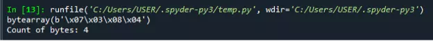पायथन बायटियर उदाहरण 13193_8