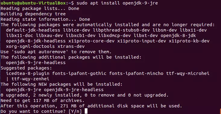 Sådan installeres Java 9 på Ubuntu 13223_2