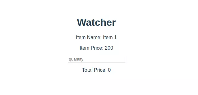 Vue.js Watch Property