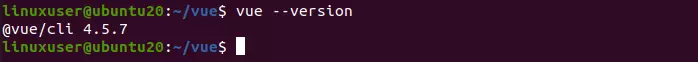 Nruab Vue.js hauv Ubuntu 20.04 13238_4