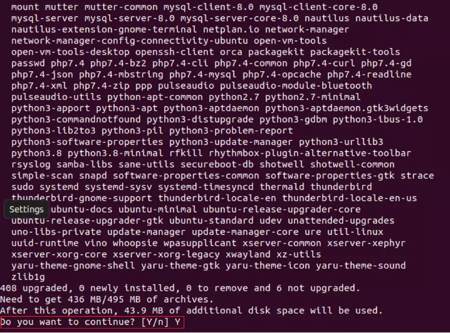 Ez çawa dikarim Ubuntu ji Termînalê nûve bikim? 13242_6