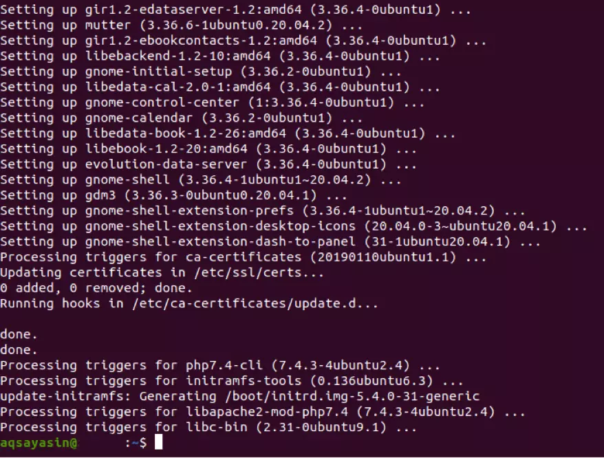 Ez çawa dikarim Ubuntu ji Termînalê nûve bikim? 13242_7