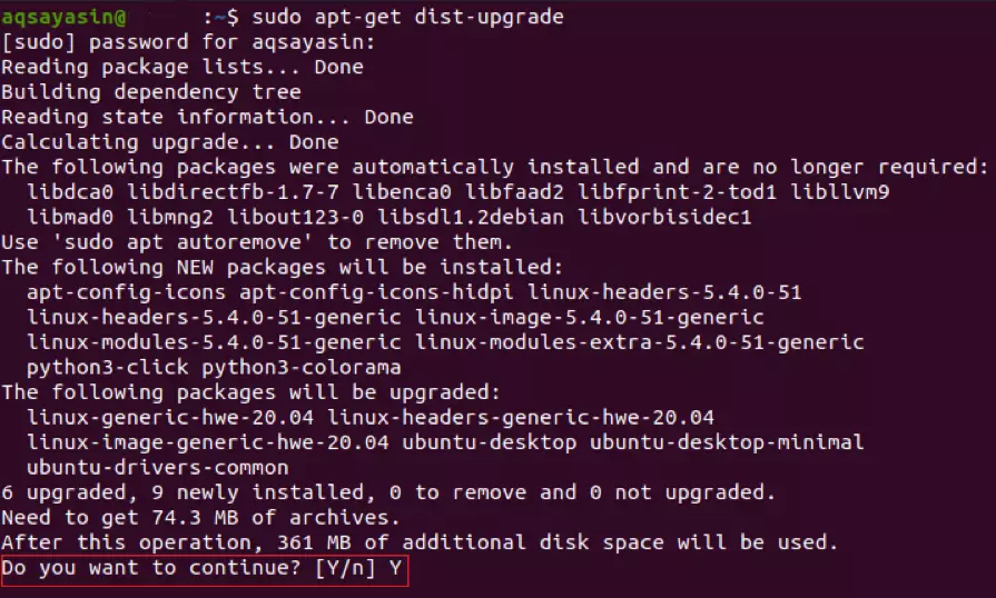 Como faço para atualizar o Ubuntu a partir do Terminal? 13242_9