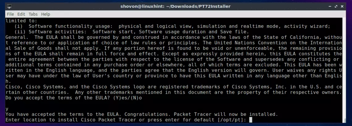 Ynstallearje Packet Tracer op Ubuntu 18.04 LTS 13246_20