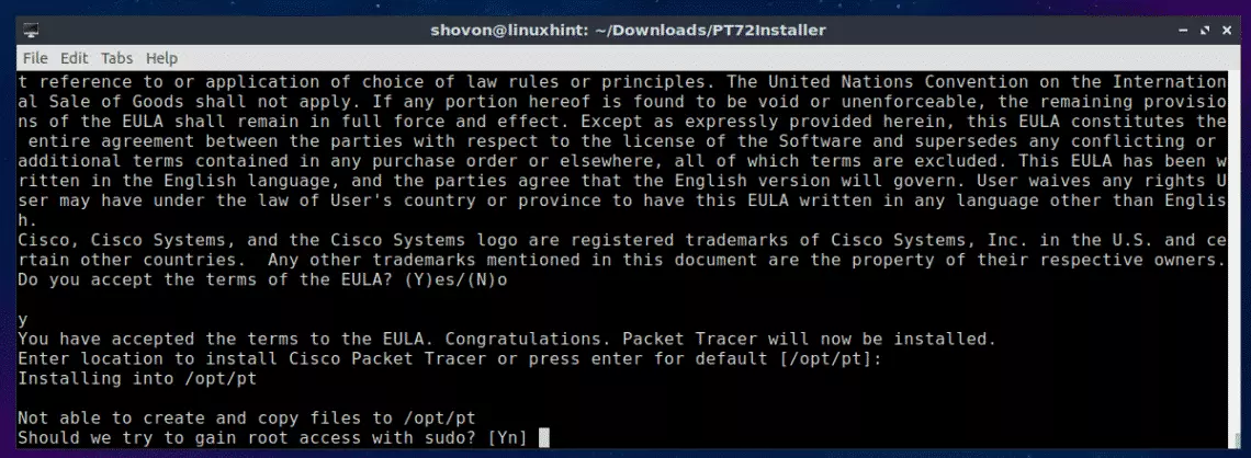 Ynstallearje Packet Tracer op Ubuntu 18.04 LTS 13246_21