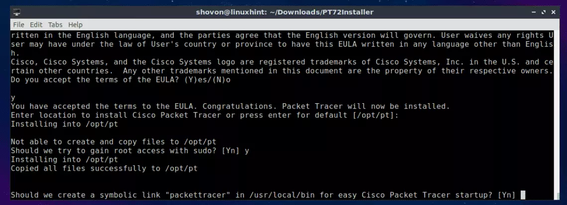 Ynstallearje Packet Tracer op Ubuntu 18.04 LTS 13246_22