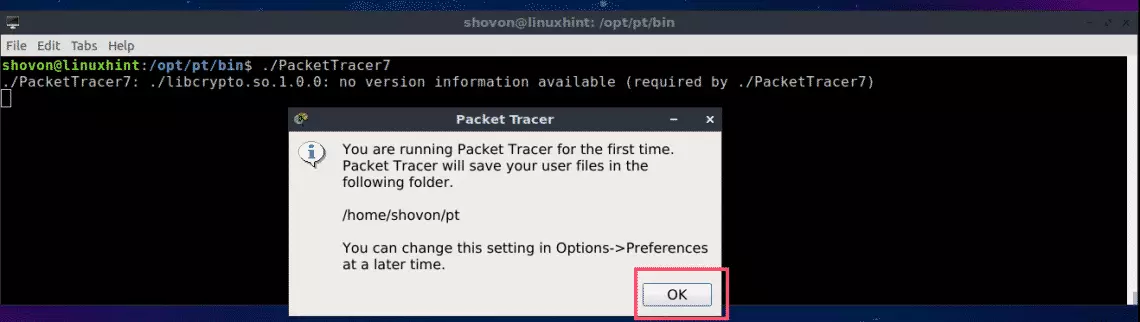 Ynstallearje Packet Tracer op Ubuntu 18.04 LTS 13246_35