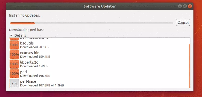 ອັບເກຣດ Ubuntu 18.04 LTS ເປັນ 18.10 13247_13