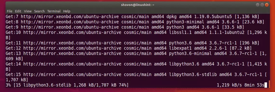 ອັບເກຣດ Ubuntu 18.04 LTS ເປັນ 18.10 13247_24
